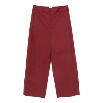 Arte Pantalon Pleated Gallery - Homme - Pantalons - Rouge - Taille: W30