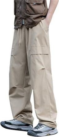 Generic Pantalon cargo pour homme - Pantalon de travail militaire extensible multi-poches &eacute;lastique l&eacute;ger d&eacute;contract&eacute; avec cordon de serrage Pantalon de trava