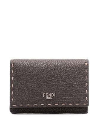 Fendi portefeuille Selleria - Marron
