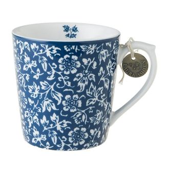 Laura Ashley Henkelbecher, Henkeltasse, Tasse - Blueprint Sweet Allysum - 12 x 8,9 cm - Gro&szlig;