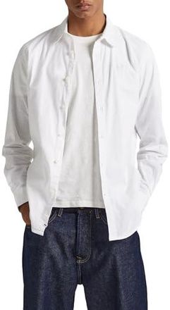 Pepe Jeans London Coventry Chemise, Blanc (White), XL Homme