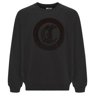 Just Cavalli Herren, Sweatshirts & Hoodies, Schwarzk, MGr&ouml;&szlig;e