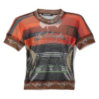 Ottolinger Ottolinger, Homme, Tops, Multicolore, Taille: S T-shirt Casual en Coton pour Homme
