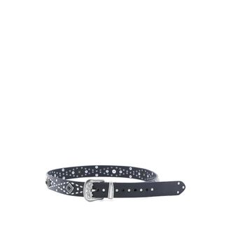 Golden Goose Nieten G&uuml;rtel - - Accessories - Damen - Schwarzk - 75 CM