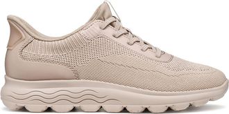 Geox Damen D SPHERICA Plus A Sneaker, Powder/BEIGE, 38 EU