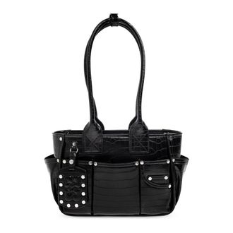 Ganni Femme, Sacs, Noir, Taille: ONE Size Sac bandouli&egrave;re