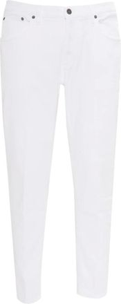 Dondup Femme, Jeans, Blanc, Taille: W34 Pantalone Brighton