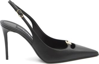 Dolce & Gabbana Femme, Chaussures, Noir, Taille: 38 1/2 EU D&eacute;collet&eacute;