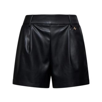 Silvian Heach Shorts in glattem Leder-Look - - Shorts - Damen - Schwarzk - L