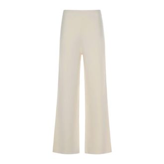 Max Mara Femme, Pantalons, Beige, Taille: 38 FR Wide Pantalons