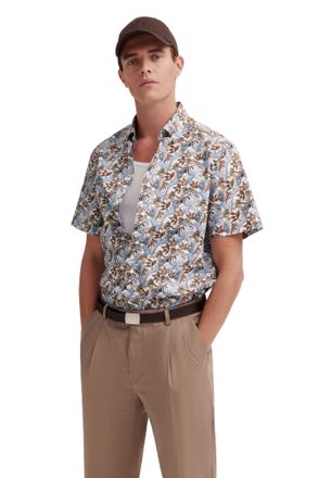 Bugatti Herren Hemd Kurzarm 9450-78334C modern, elegant, Baumwolle, klassisch, Slim, Business, Sommer