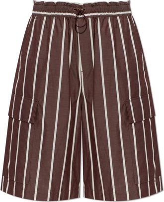 Rag & Bone Femme, Shorts, Brun, Taille: 36 FR Victoria Striped Shorts