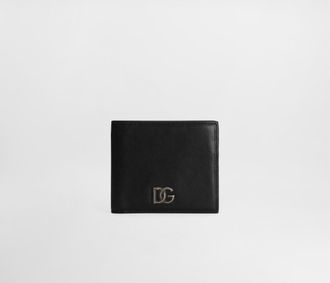 Dolce & Gabbana Tempesta Calfskin Wallet - Mann Geldbörsen Und Kleinlederwaren Schwarz Onesize