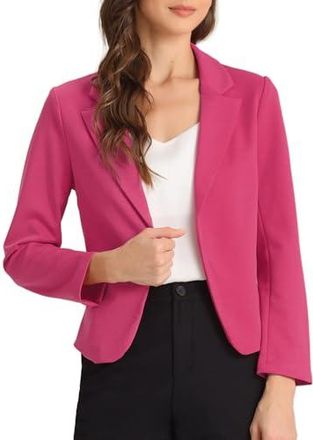 Allegra K Blazer Court Femme