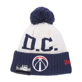 New Era NBA Draft Pom Pom Beanie Hat - - Accessories - Herren - Schwarzk - ONE SIZE