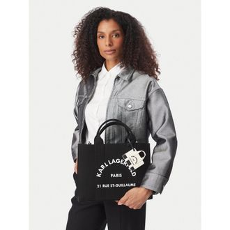 Karl Lagerfeld Handtasche KARL LAGERFELD B4W50076 Schwarz