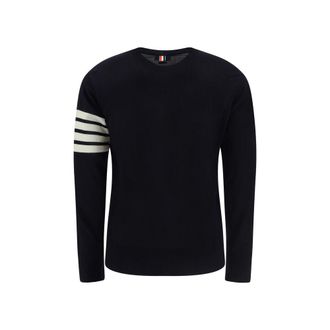Thom Browne Mens Blue Wool Oves Aries Sweatshirt Clothing