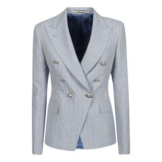 Tagliatore Femme, Vestes, Bleu, Taille: 36 FR Blazer Crois&eacute;