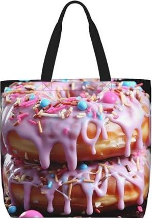 Generic Des Beignets Tentants Sac A Main Femme L&eacute;ger Sacs Imperm&eacute;able Sac Fourre-Tout Pour Shopping Voyage Plage