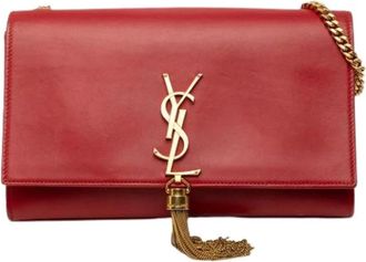 Saint Laurent Sac bandouli&egrave;re Kate Pre-owned - Femme - Pre-owned - Rouge - Taille: ONE Size