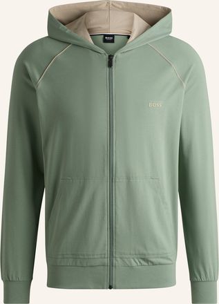 HUGO BOSS Loungewear Jacke Mix&Match Jacket H Regular Fit gruen