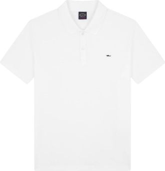 Paul & Shark Homme, Tops, Blanc, Taille: 2XL Polo en Piqu&eacute; de Coton
