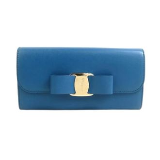 Ferragamo Pre-owned Long wallet (bi-fold) - - Pre-owned - Damen - Blau - ONE SIZE