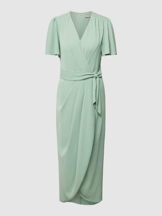 Christian Berg Cocktail Gerade geschnittenes Cocktailkleid in Wickel-Optik