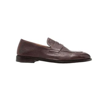 Brunello Cucinelli Mocassins &agrave; bout amande et semelle plate - Homme - Chaussures - Brun - Taille: 44 EU
