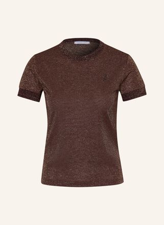 Patrizia Pepe Patrizia Pepe Strickshirt Mit Glitzergarn braun