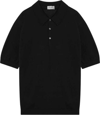John Smedley Homme, Tops, Noir, Taille: XL Isis Polo