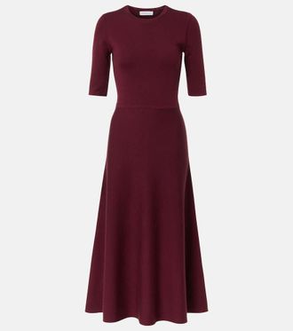 Gabriela Hearst Robe midi Seymore en laine, cachemire et soie