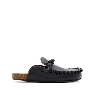 J.W.Anderson Femme, Chaussures, Noir, Taille: 36 EU Ruffle Loafer Mules