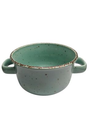 Landscape Suppentasse Urban Life, T&uuml;rkis, Keramik, 0,6 L, rund, Lfgb, Handmade Quality, mit Henkel, hitzebest&auml;ndig, schadstofffrei, handgemacht, Essen & Trinken