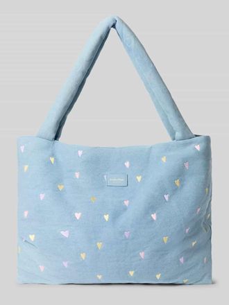 Studio Noos Mom Bag mit Motiv-Stitchings und Label-Patch