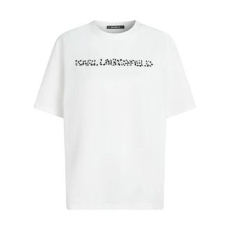 Karl Lagerfeld Femme, Tops, Blanc, Taille: 40 FR T-shirts