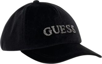 Guess Rhinestone Logo Cap - - Accessories - Damen - Schwarzk - ONE SIZE