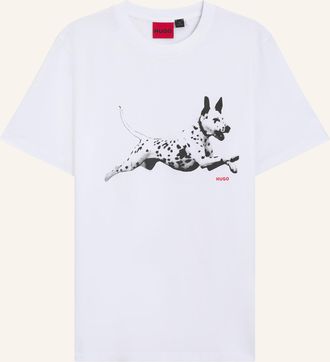 HUGO BOSS Hugo T-Shirt Dirunn Regular Fit beige