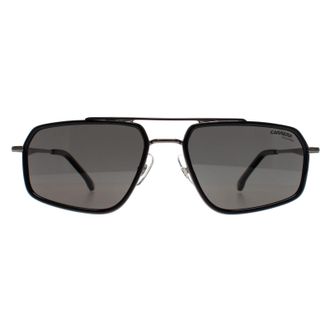 Carrera Aviator Herren Dunkel Ruthenium Schwarz Grau Polarisiert Carrera 338/S