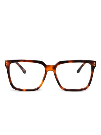 Isabel Marant lunettes de vue &agrave; monture rectangulaire - Orange