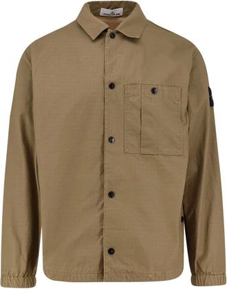 Stone Island Homme, Vestes, Vert, Taille: L Classic Collar Jacket