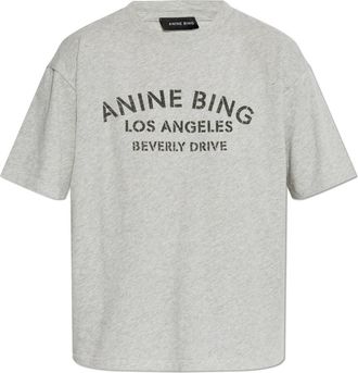 Anine Bing Femme, Tops, Gris, Taille: 38 FR T-Chemises