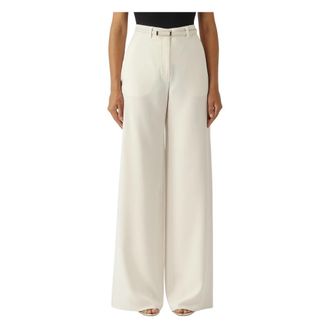 Max Mara Wide Hosen - - Trousers - Damen - Wei&szlig; - S
