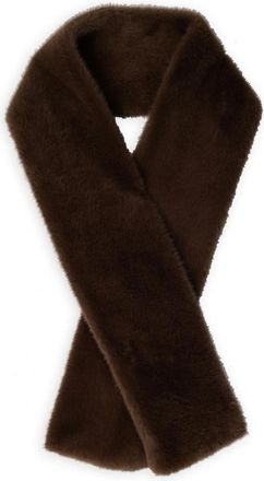 Co'Couture Penzacc Pelzschal - - Accessories - Damen - Braun - ONE SIZE