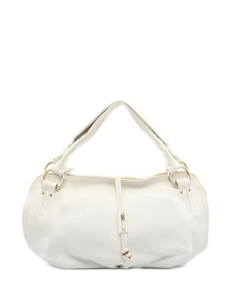 Celine 2000s Bittersweet Tote Bag aus Leder - Wei&szlig;