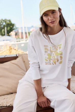 Elbsand T-Shirt ELBSAND Livyn T-Shirt bright white print