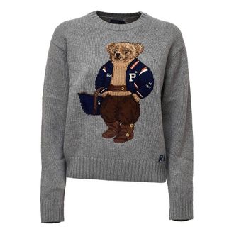 Polo Ralph Lauren Damen, Strickwaren, Grau, SGr&ouml;&szlig;e