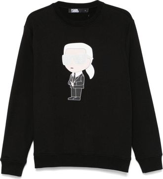 Karl Lagerfeld Ikonik Karl Sweatshirt - Schwarz