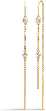 Julie Sandlau Femme, Accessoires, Jaune, Taille: ONE Size Boucle doreille élégante Clear Chain