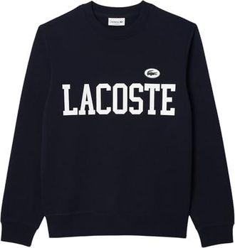 Lacoste Sweat-shirt en polaire pour homme, Abysm, S